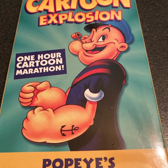 Toys | Cartoon Explosion Popeyes Greatest Hits Vhs New | Poshmark